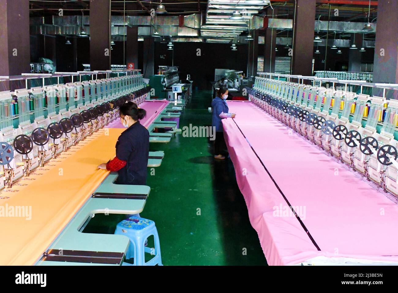 Polyester production hi-res stock photography and images - Alamy