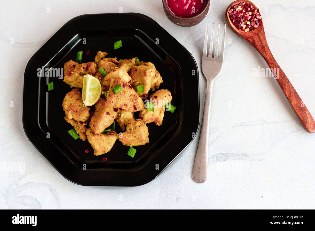 Chicken appetizer hi-res stock photography and images - Alamy