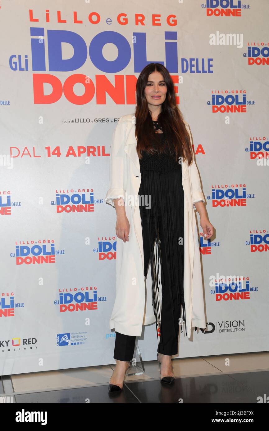 Rome, Italy. 07th Apr, 2022. Rome, Piazza Cavour, photocall of the film ...