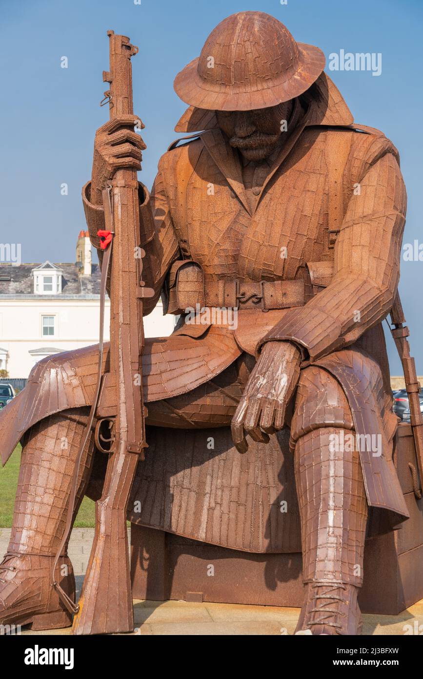 Tommy World War One, Soldier, Sculpture, Seaham, Odysseus giant ...