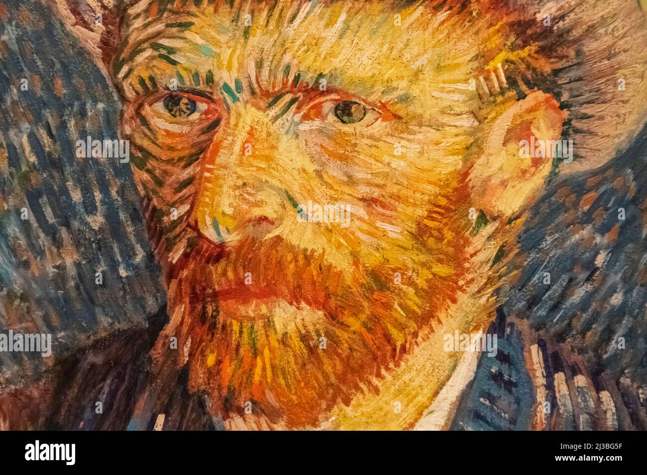 Vincent van Gogh Self Portrait with Grey Felt Hat in Paris dated ...
