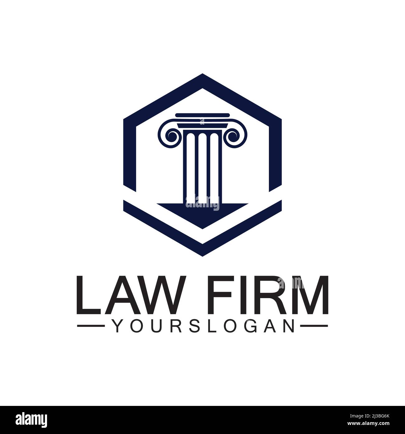 Law Firm Pillar Logo Template-Vector Stock Vector Image & Art - Alamy