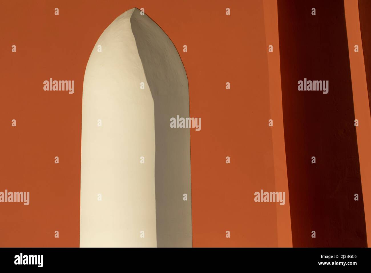 Wall details. Notch in wall. Ancient architecture Stock Photo - Alamy