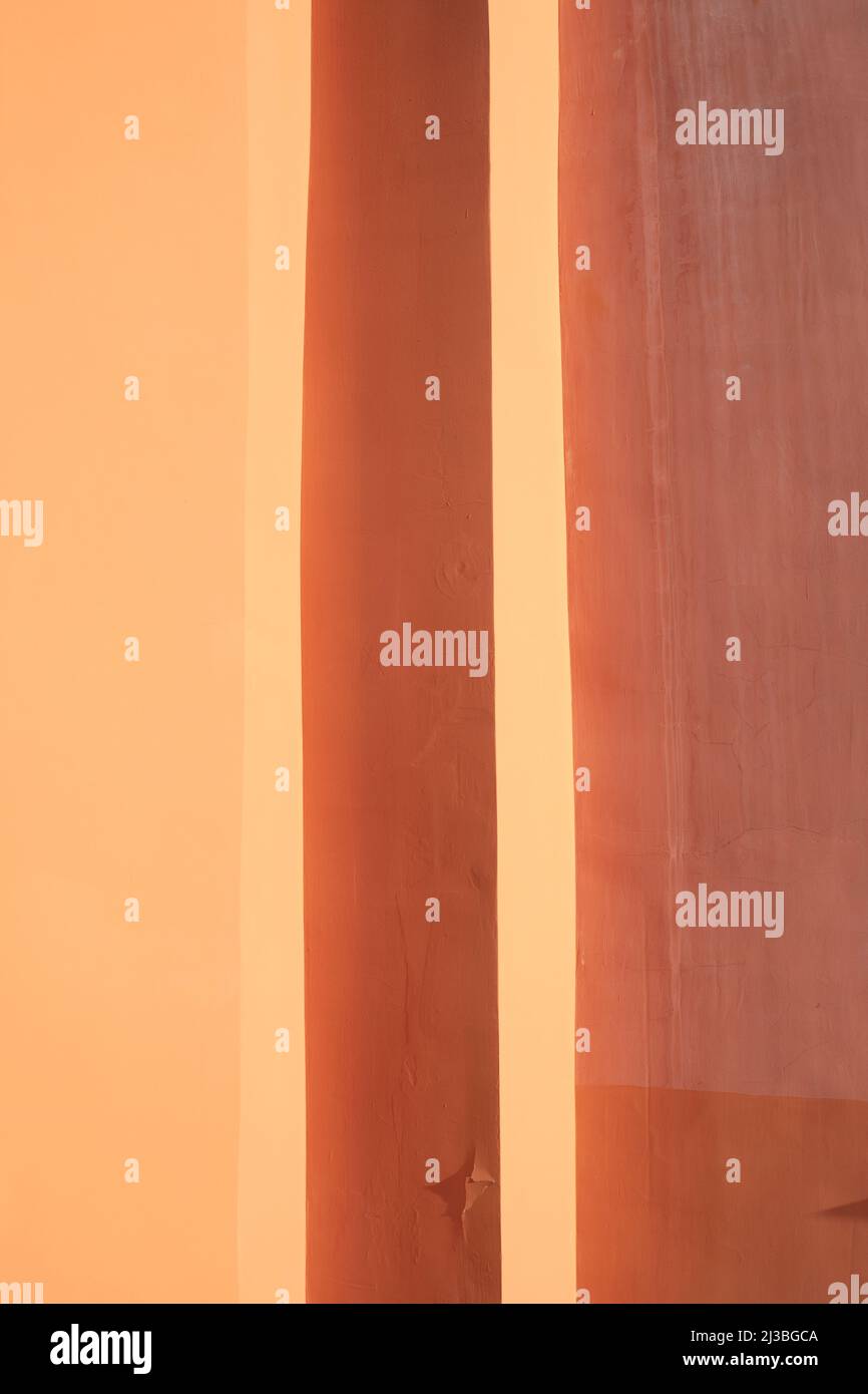 Wall details. Notch in wall. Ancient architecture Stock Photo - Alamy