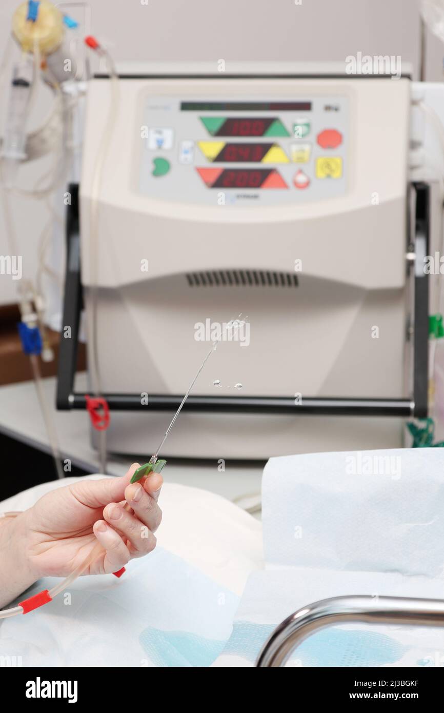 Dialysis machine at home hi-res stock photography and images - Alamy