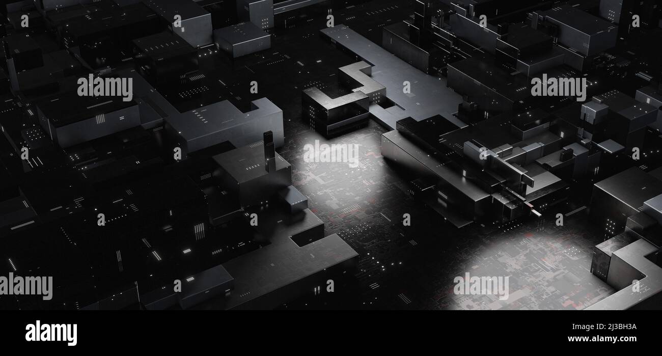 Abstract Futuristic City Dimmed Gray Colors Abstract Background For ...