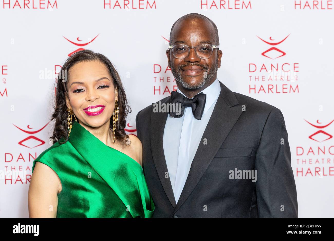 New York, NY - April 5, 2022: Anna Glass and Trey Muldrow attend Dance ...