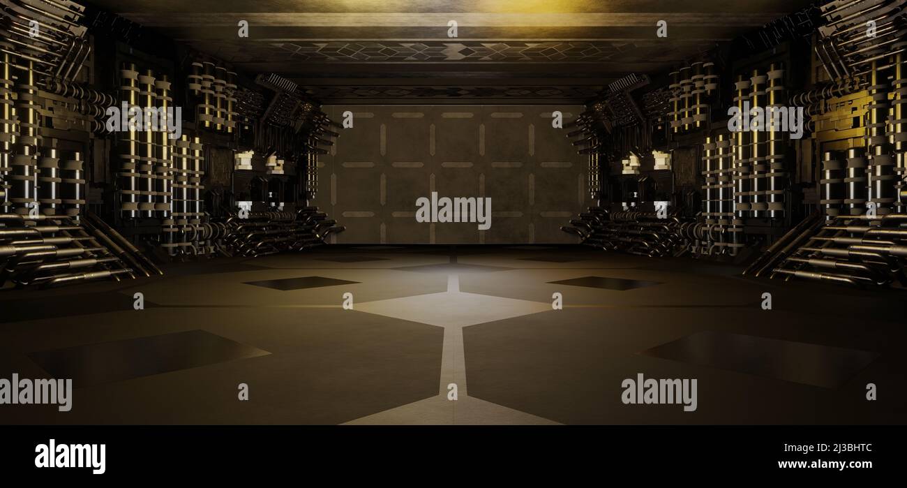 SciFi Fantasy Pedestal Platform Tunnel Space Innovative Dark Gaming ...