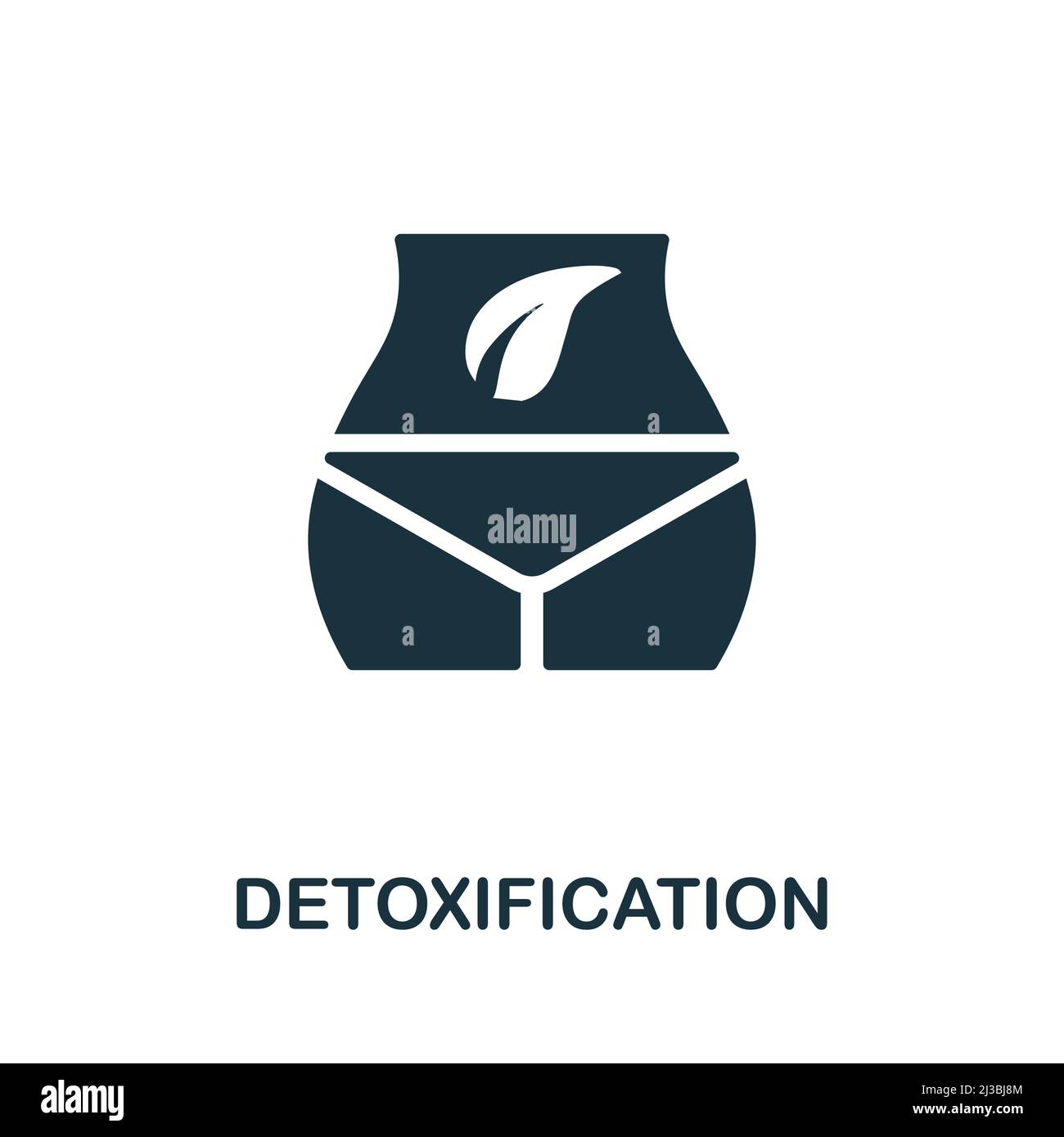 Detoxification icon. Monochrome simple Detoxification icon for ...