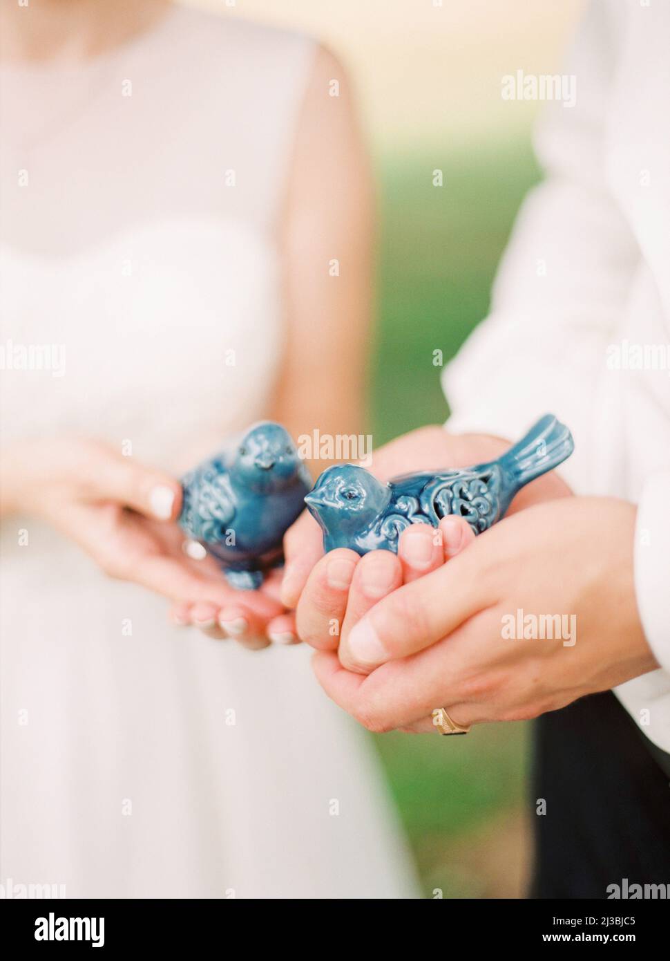 Wedding concept. Symbol of love. Bride ang fiance. Hands of bride and ...