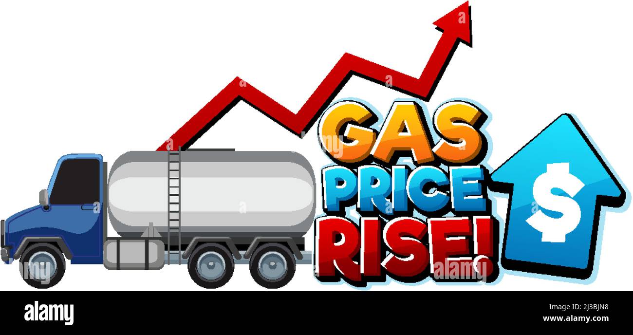 Rise of gasoline prices Cut Out Stock Images & Pictures - Alamy