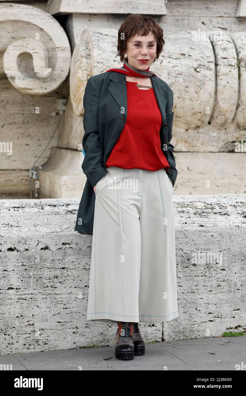 Rome, Italy. 07th Apr, 2022. Rome, Piazza Cavour, photocall of the film ...