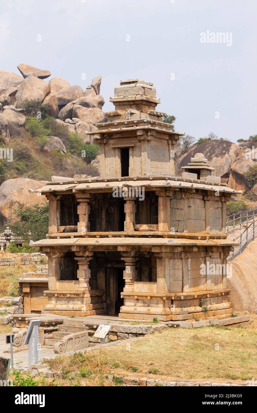 Mandapam of Hidambeswara Temple at Chitradurga Fort, Chitradurga ...