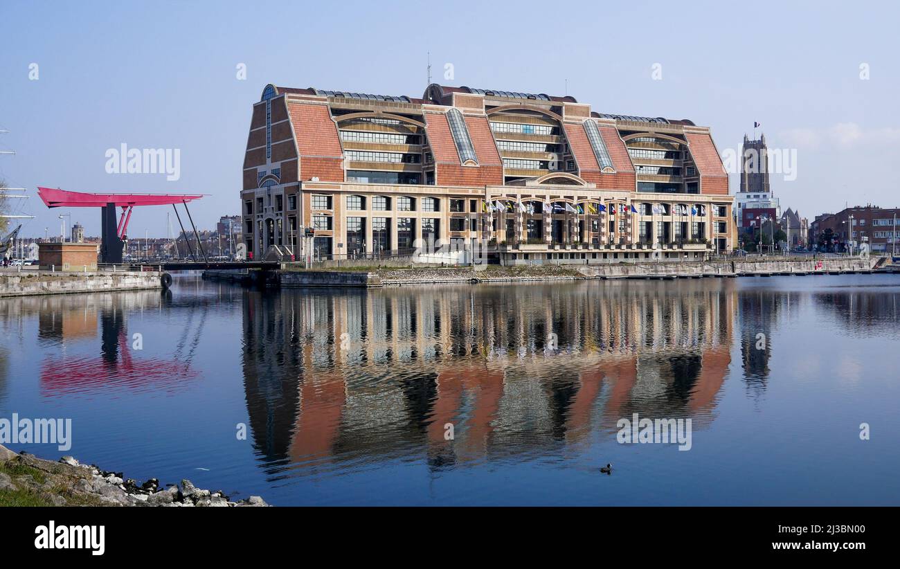 University restaurant and CUD (Urban Community de Dunkerque) building ...