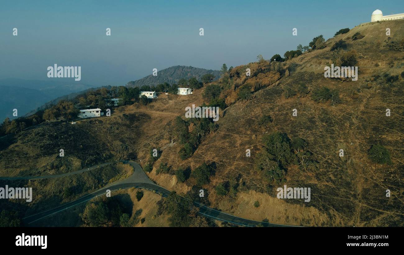 aerial View towards the historical Lick Observatory building, Mt ...