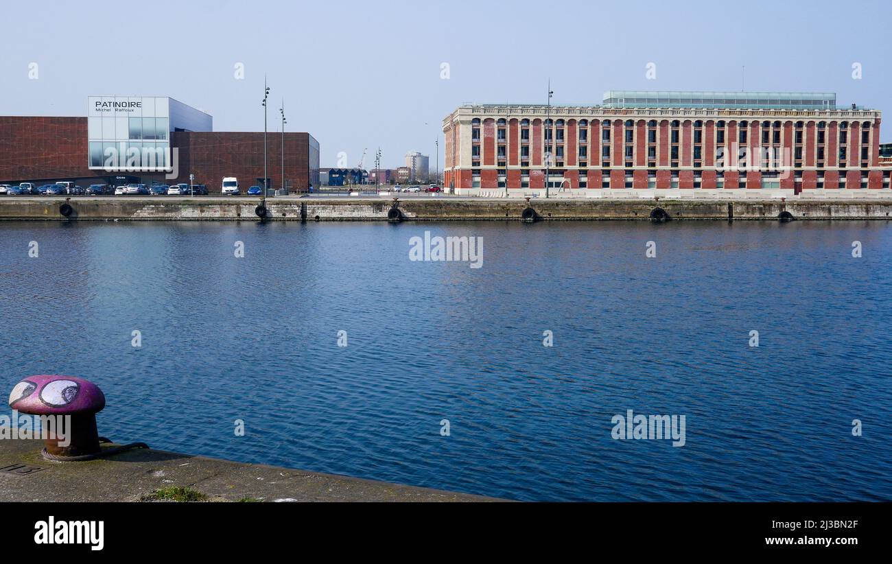 Ice rink and former Sugars Hall, Dunkirk harbor, Dunkirk, Nord, Hauts ...