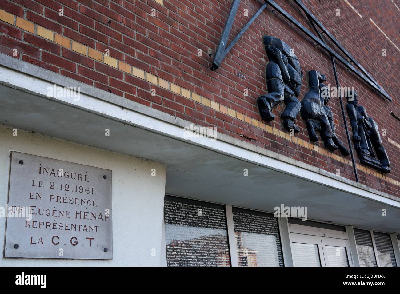 "L'avenir" festival Hall, Dunkirk, Nord, Hauts-de-France, France Stock ...