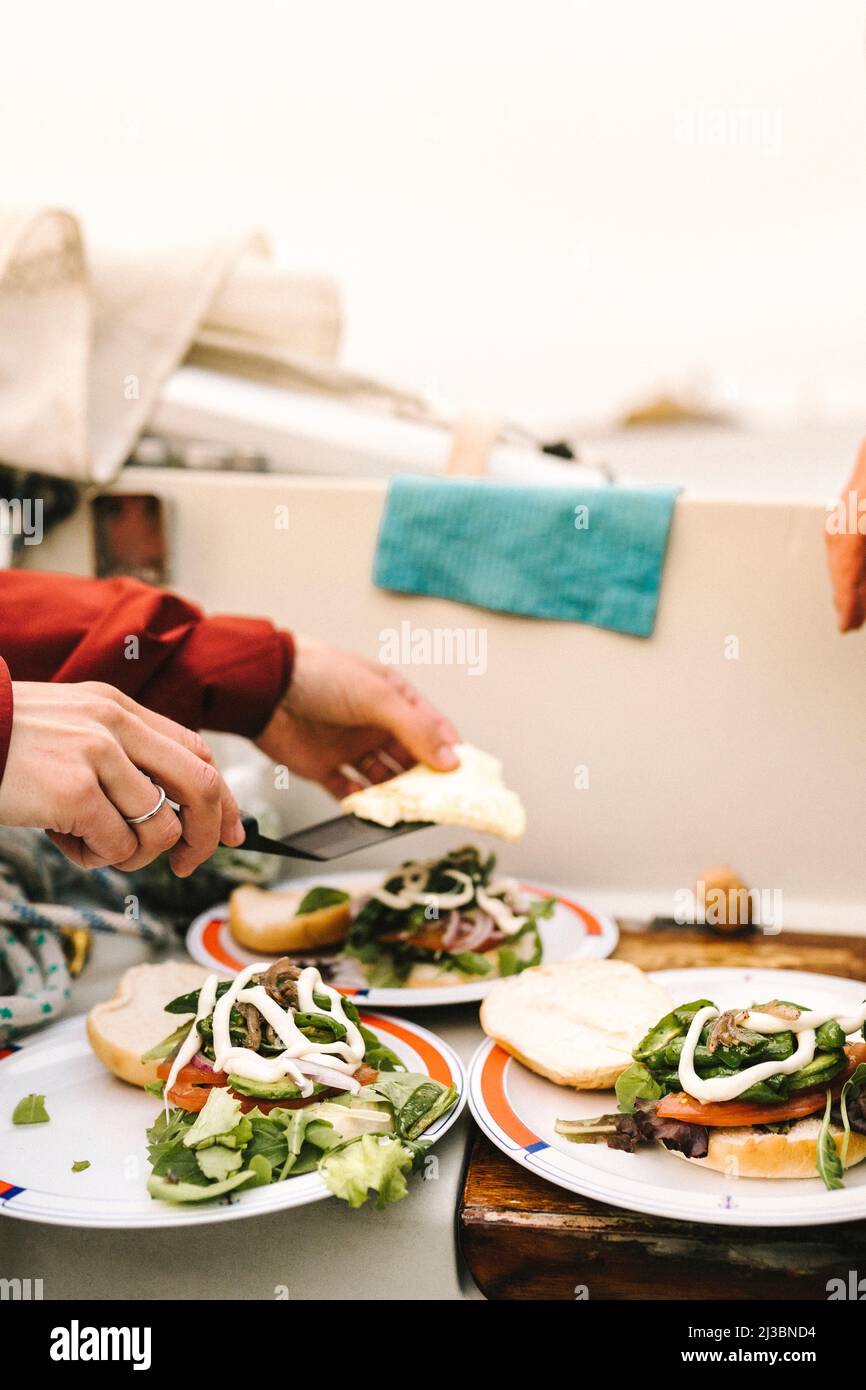Making sandwiches hi-res stock photography and images - Alamy