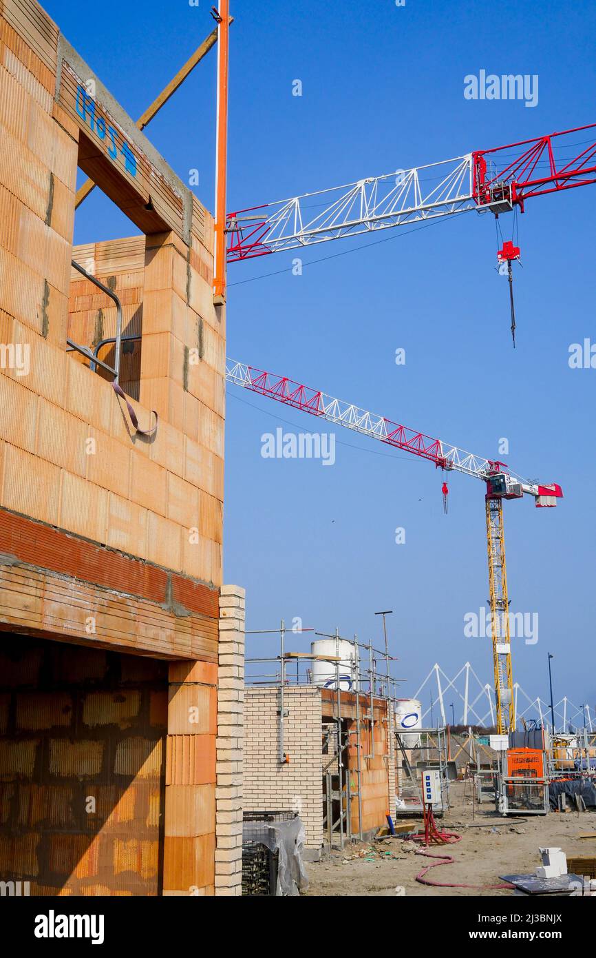 Building site, Dunkirk, Nord, Hauts-de-France, France Stock Photo - Alamy
