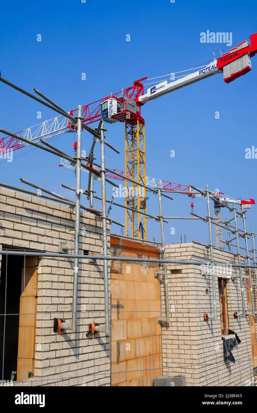 Building site, Dunkirk, Nord, Hauts-de-France, France Stock Photo - Alamy