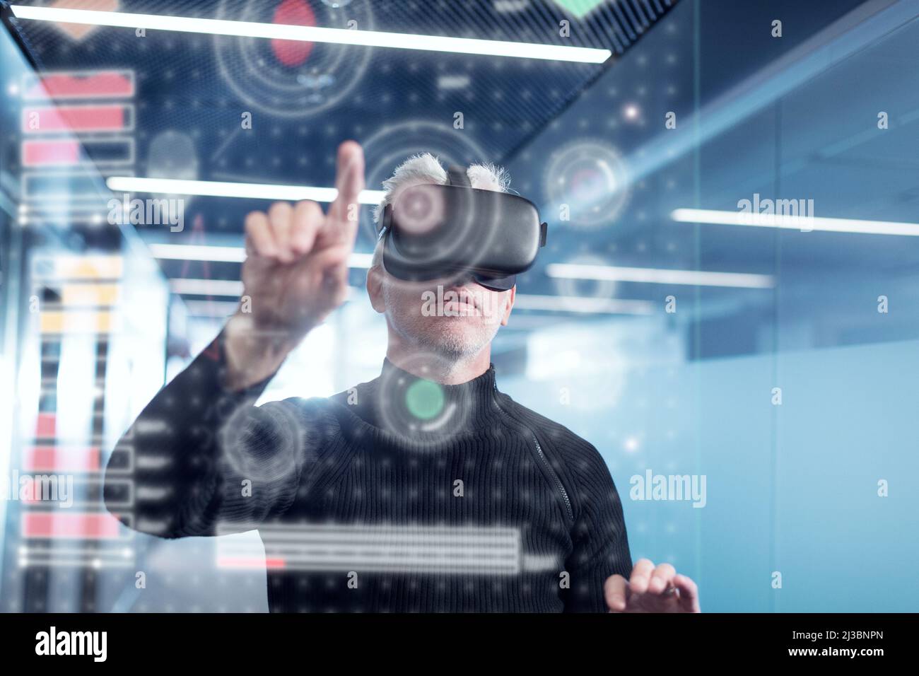 Virtual reality science fiction hi-res stock photography and images - Alamy