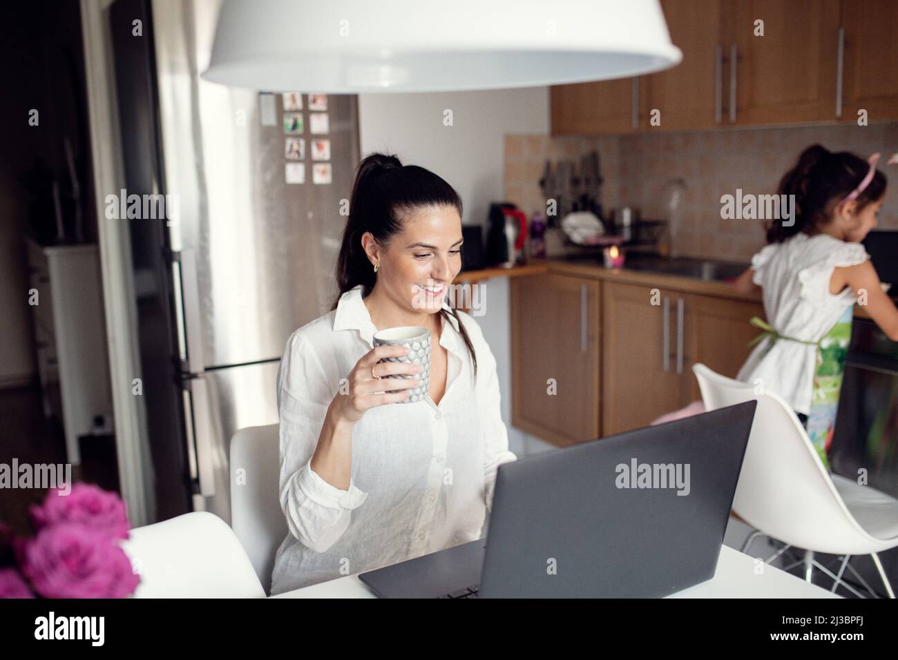 Kitchen home office hi-res stock photography and images - Alamy