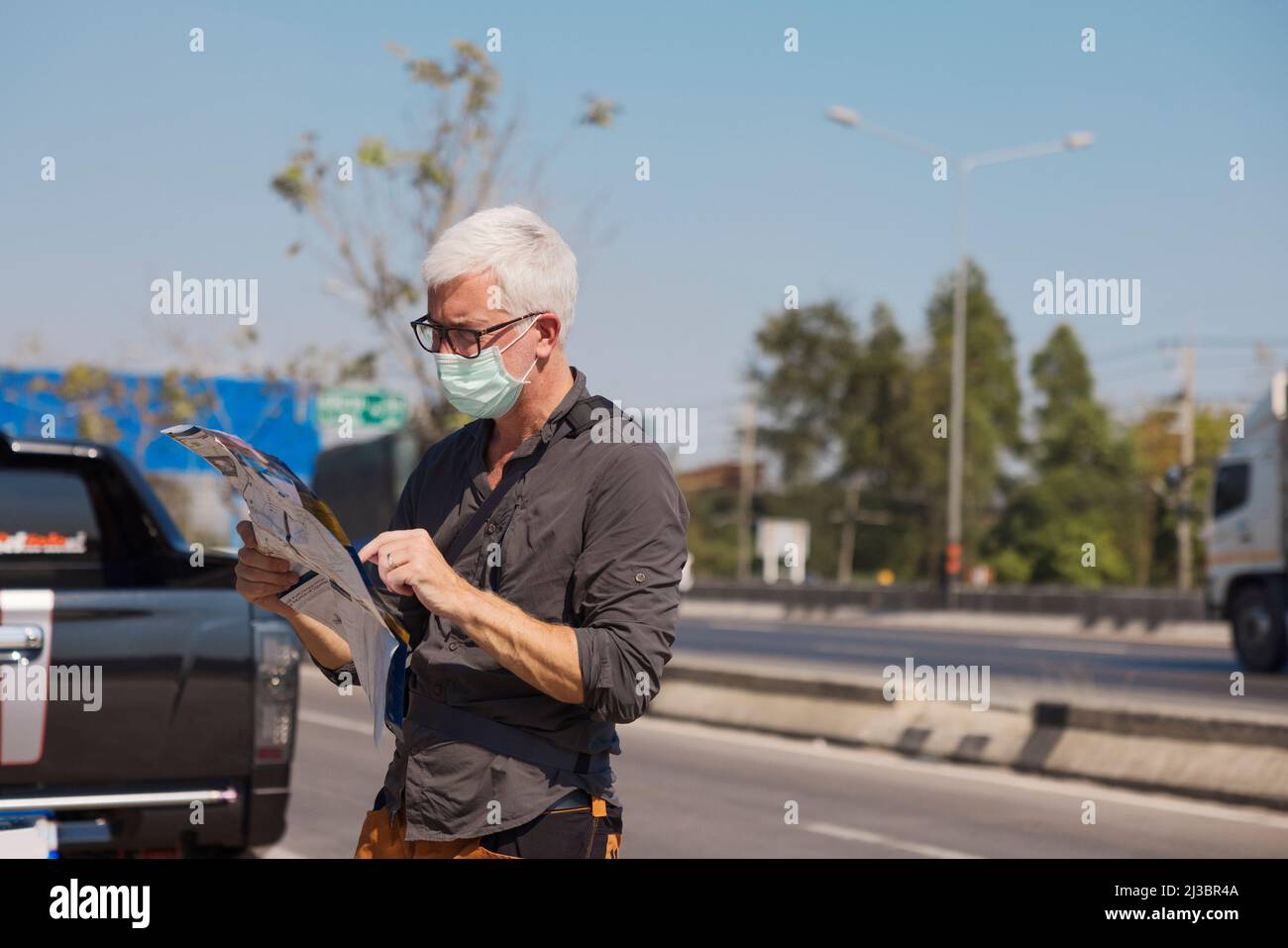 Mask map hi-res stock photography and images - Alamy