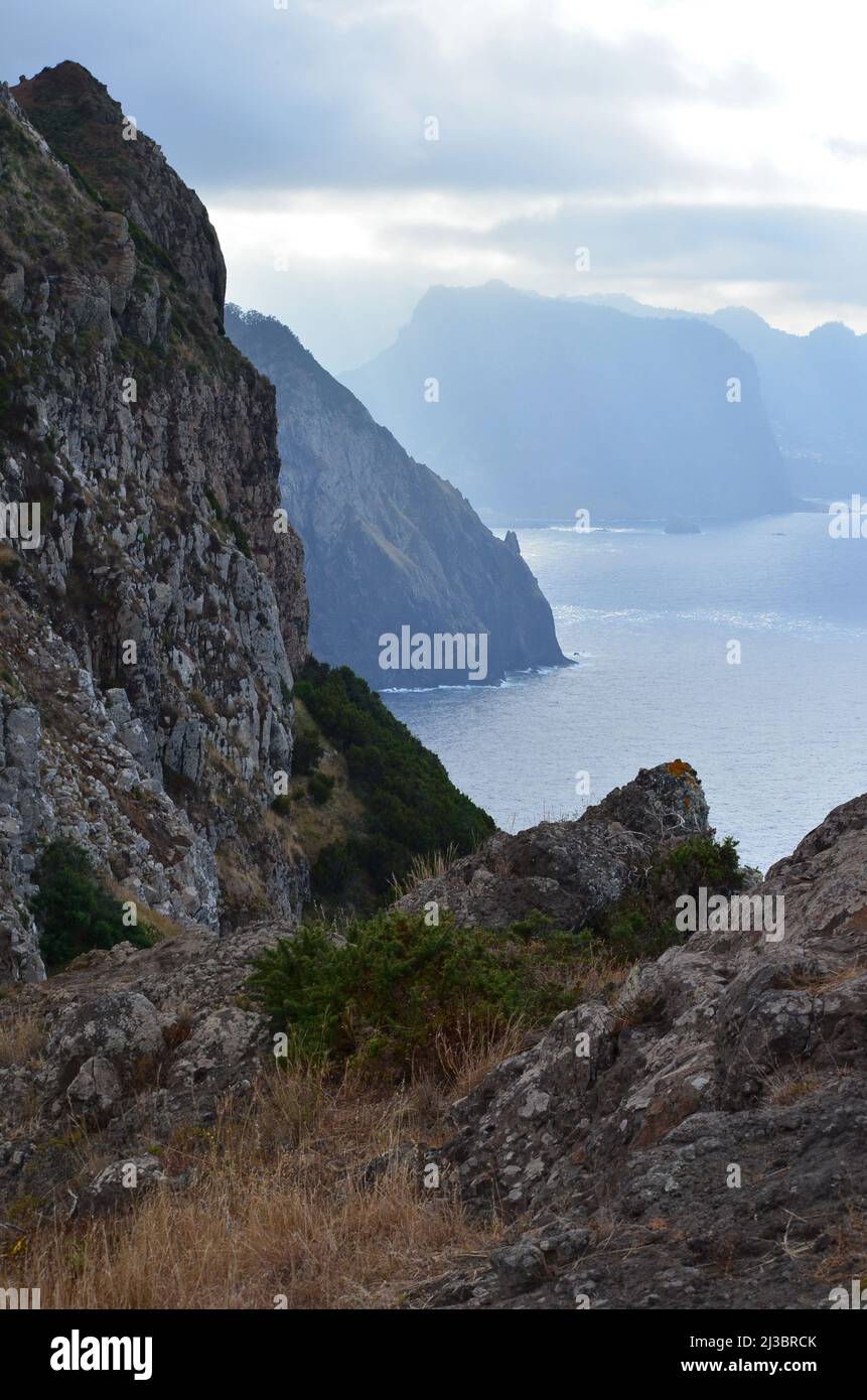 Vereda da Boca do Risco walking path in Madeira’s north-eastern coast ...
