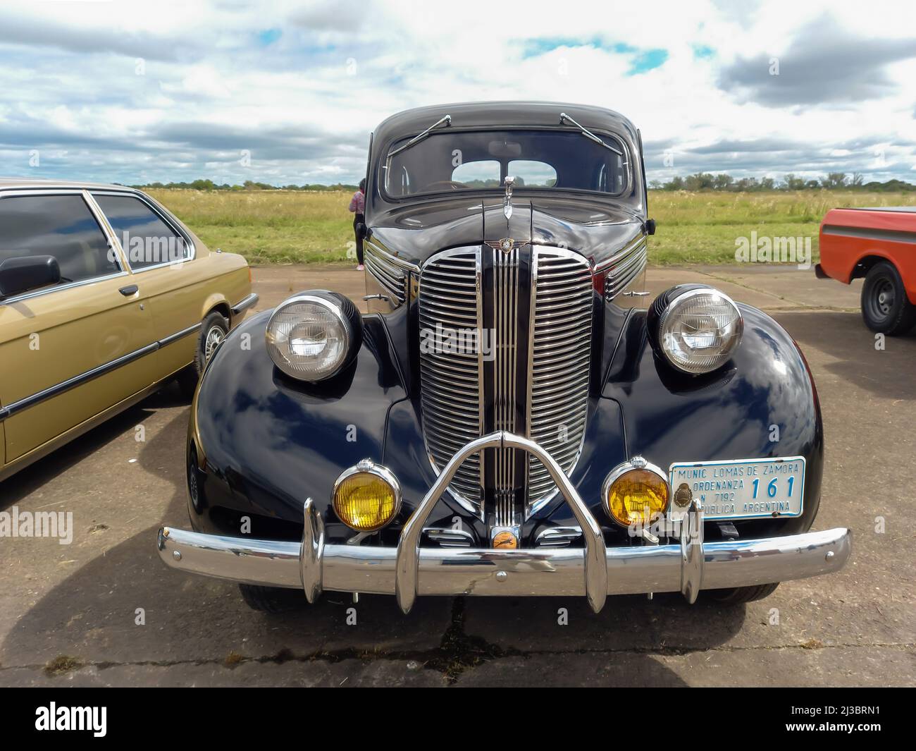 black vintage Chrysler Dodge Series D8 four door touring sedan 1938 ...