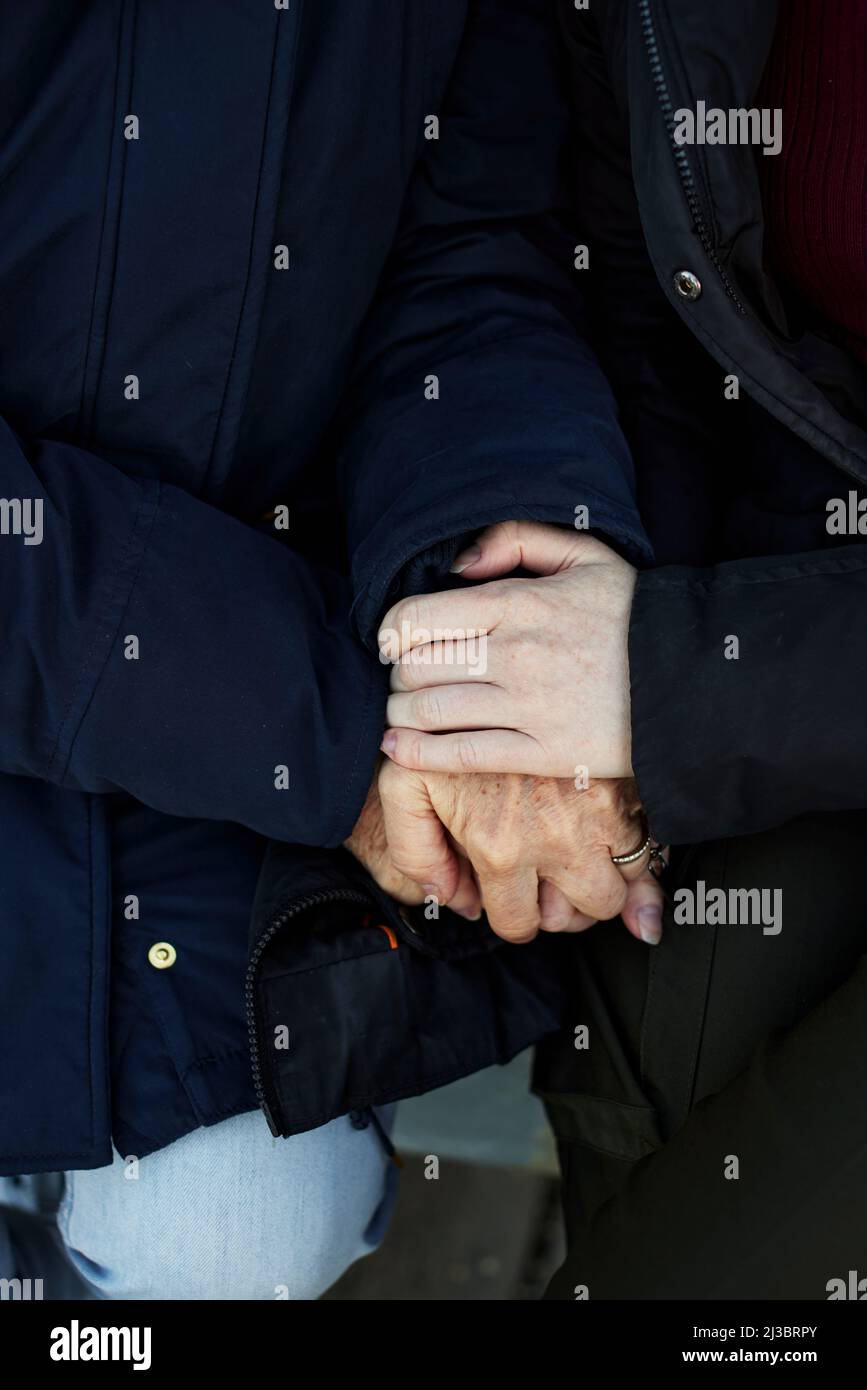 Overworked hands hi-res stock photography and images - Alamy