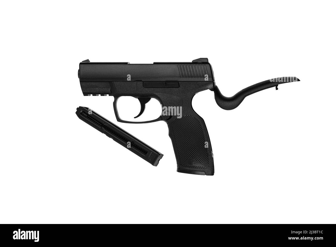 Air gun. Modern pneumatic weapon for air soft, sports and entertainment ...