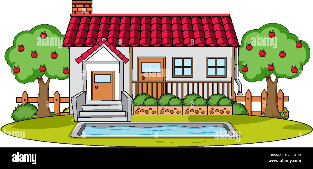 Doodle house cartoon design illustration Stock Vector Image & Art - Alamy