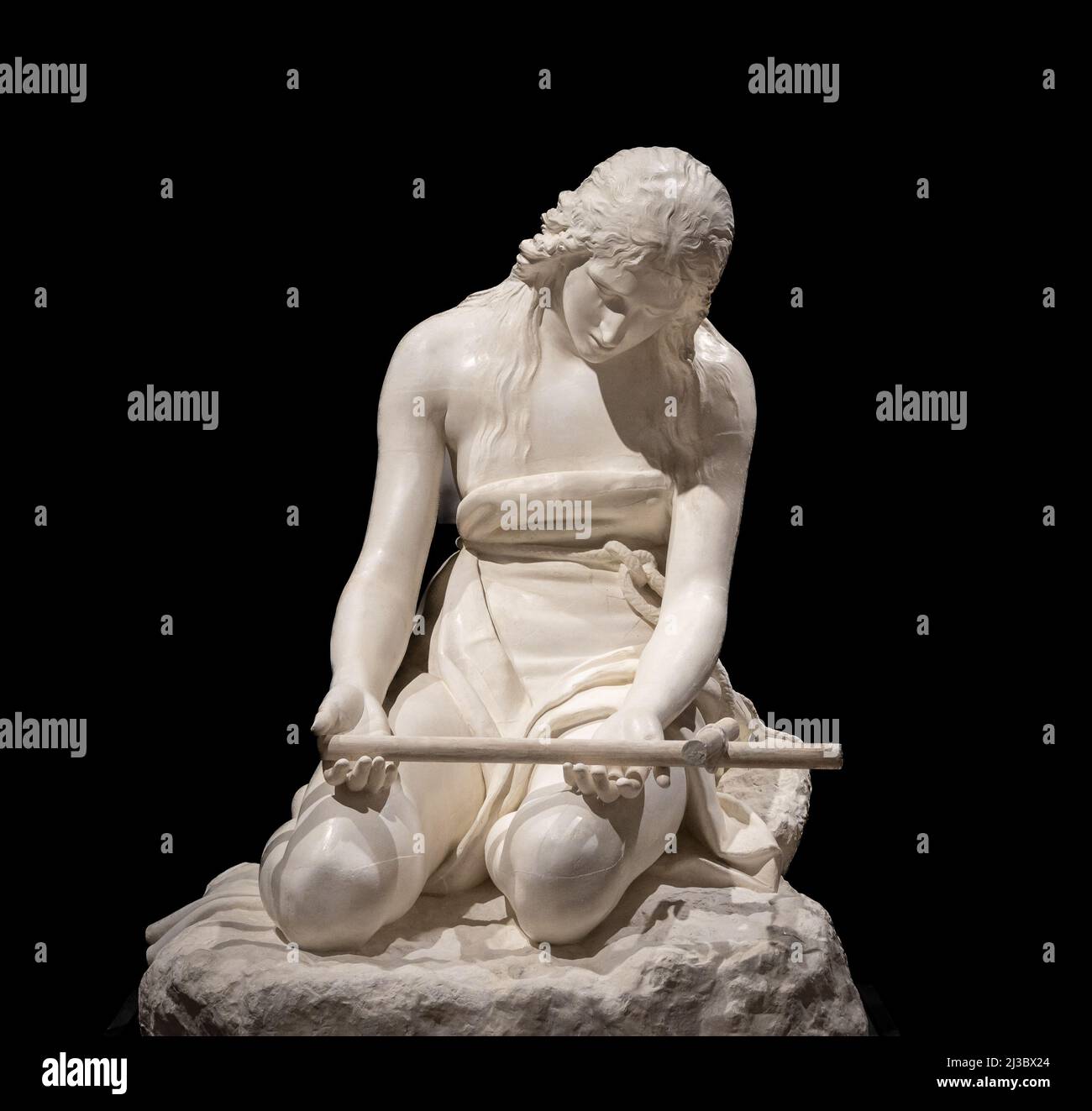 Penitent Magdalene - 1796 - by sculpture of Antonio Canova (1757-1822 ...