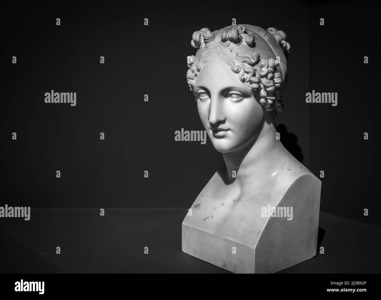 Bust of Muse - Erma Femminile - 1814 - by Antonio Canova sculpture ...