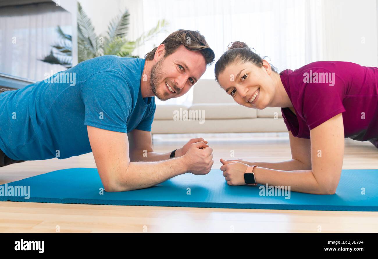 Guy doing yoga home hi-res stock photography and images - Alamy