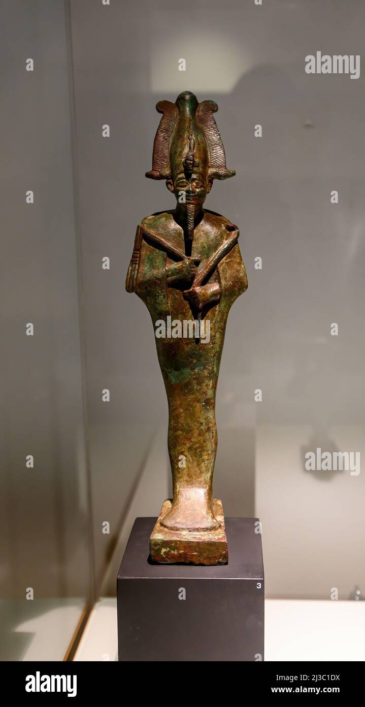 Barcelona, Spain. Artifacts in Museum of Ancient Egypt Culture Stock ...