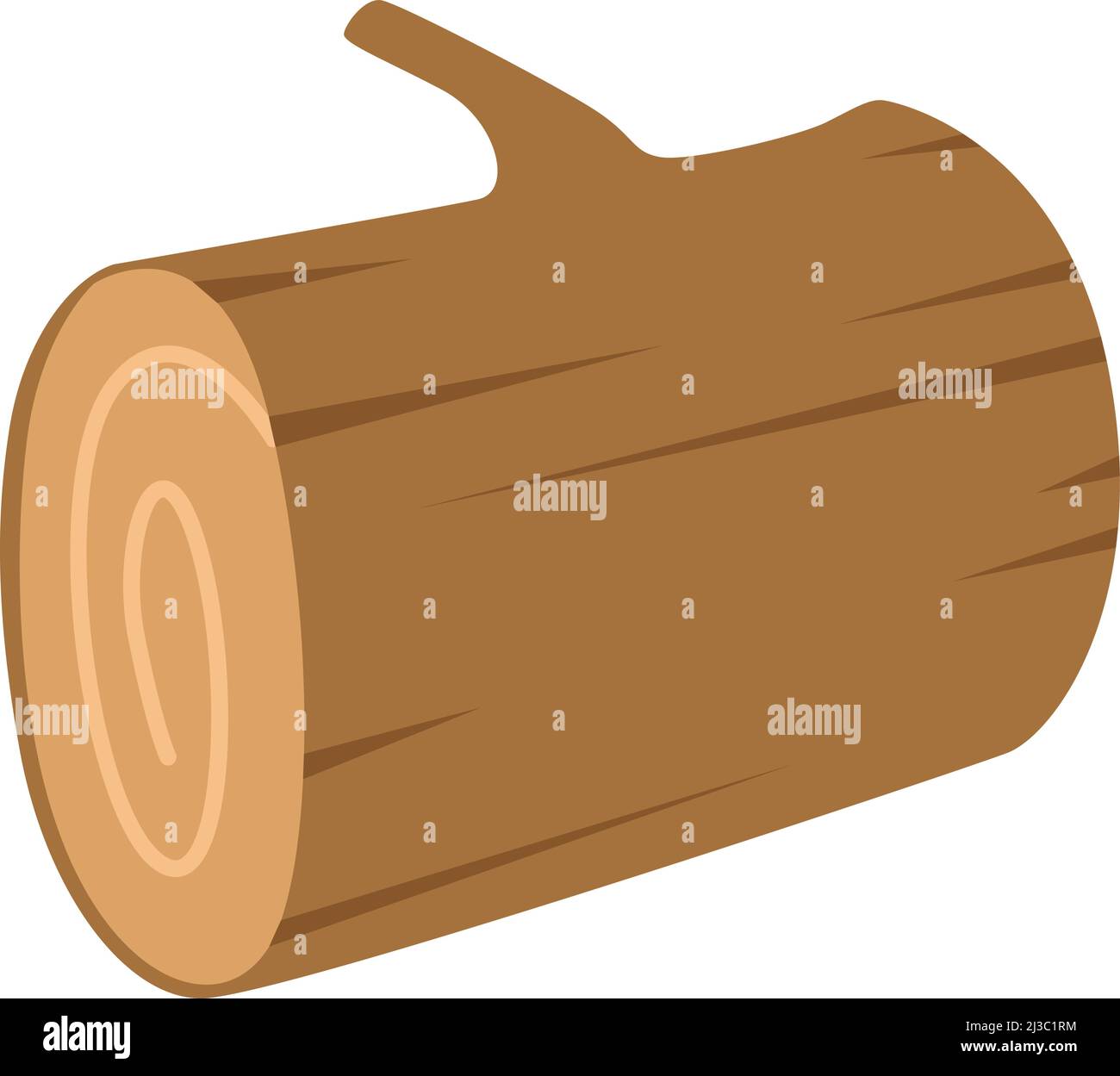 Wooden log icon. Cutted tree trunk. Timber symbol Stock Vector Image ...
