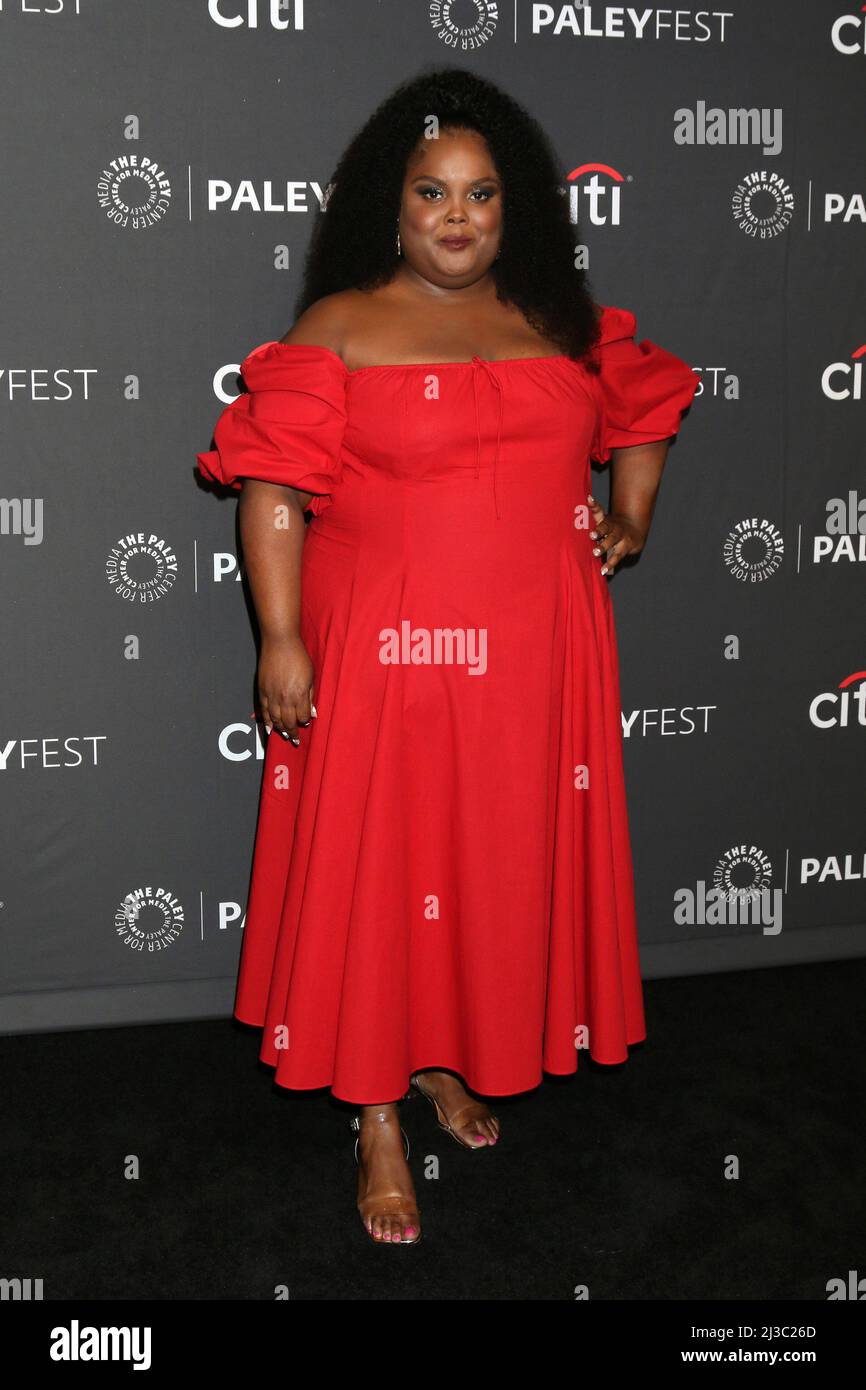 Los Angeles, CA, April 6, 2022 , Danielle Pinnock at the PaleyFest 2022 ...