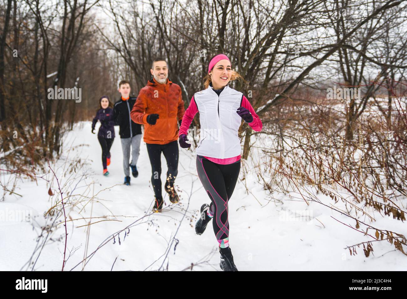Family and jogging hi-res stock photography and images - Alamy