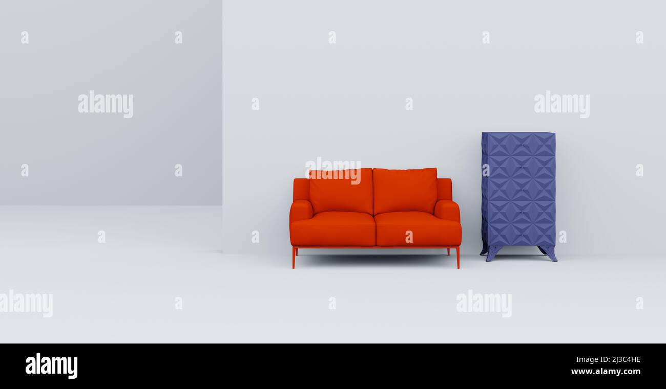 3d Abstract interior. Interior template Stock Photo - Alamy