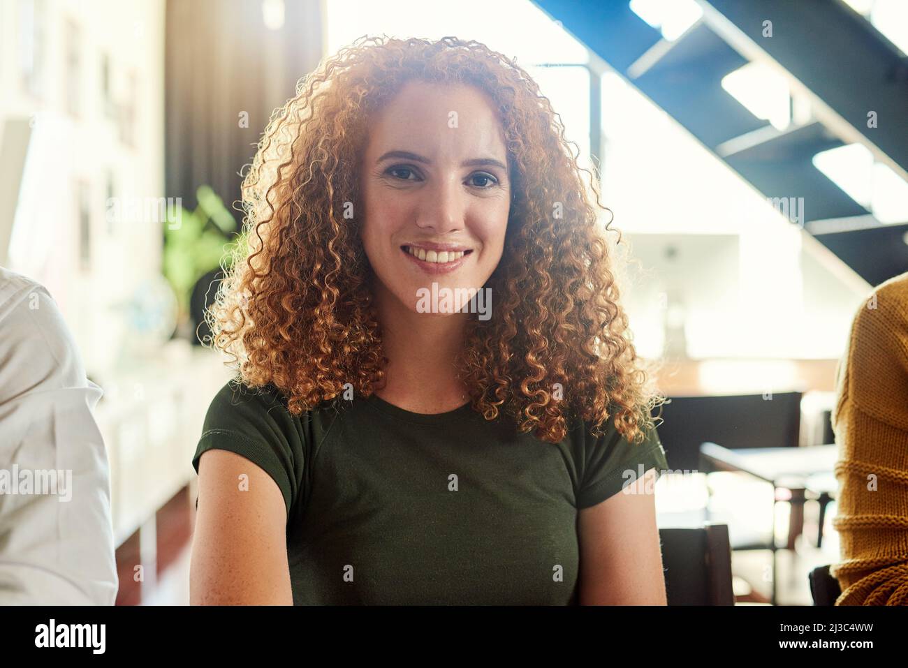 Shes confident in her creative abilities. Portrait of a creative ...