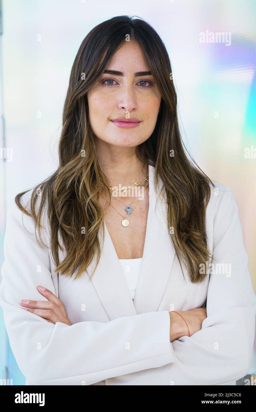 Artist Rachel Valdes poses during the portrait session at the Zara ...