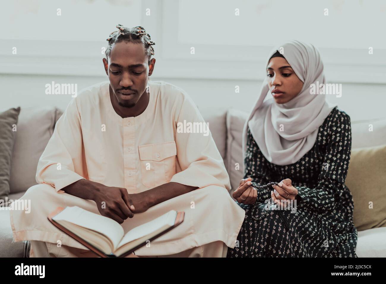 Black african muslim in ramadan hi-res stock photography and images - Alamy