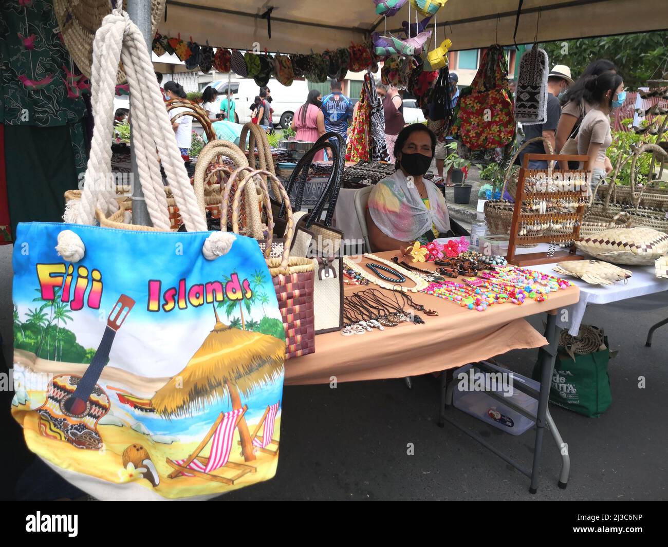 Handicraft market suva fiji hi-res stock photography and images - Alamy