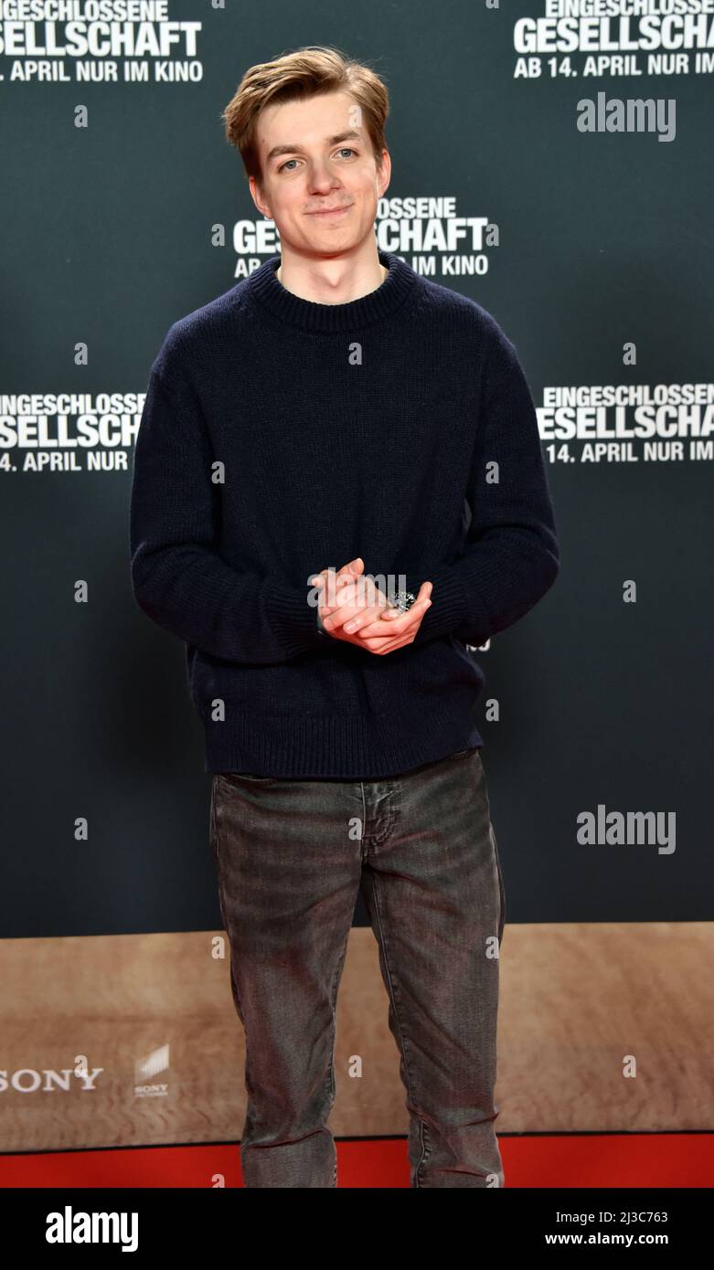 Cologne, Germany. 05th Apr, 2022. Actor Nick Julius Schuck comes to the ...