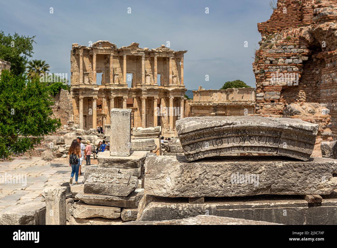 Efes ancient city Selcuk Izmir Turkey Stock Photo - Alamy