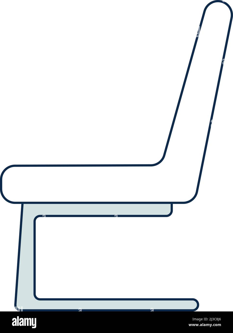 Chair side view Stock Vector Images - Alamy