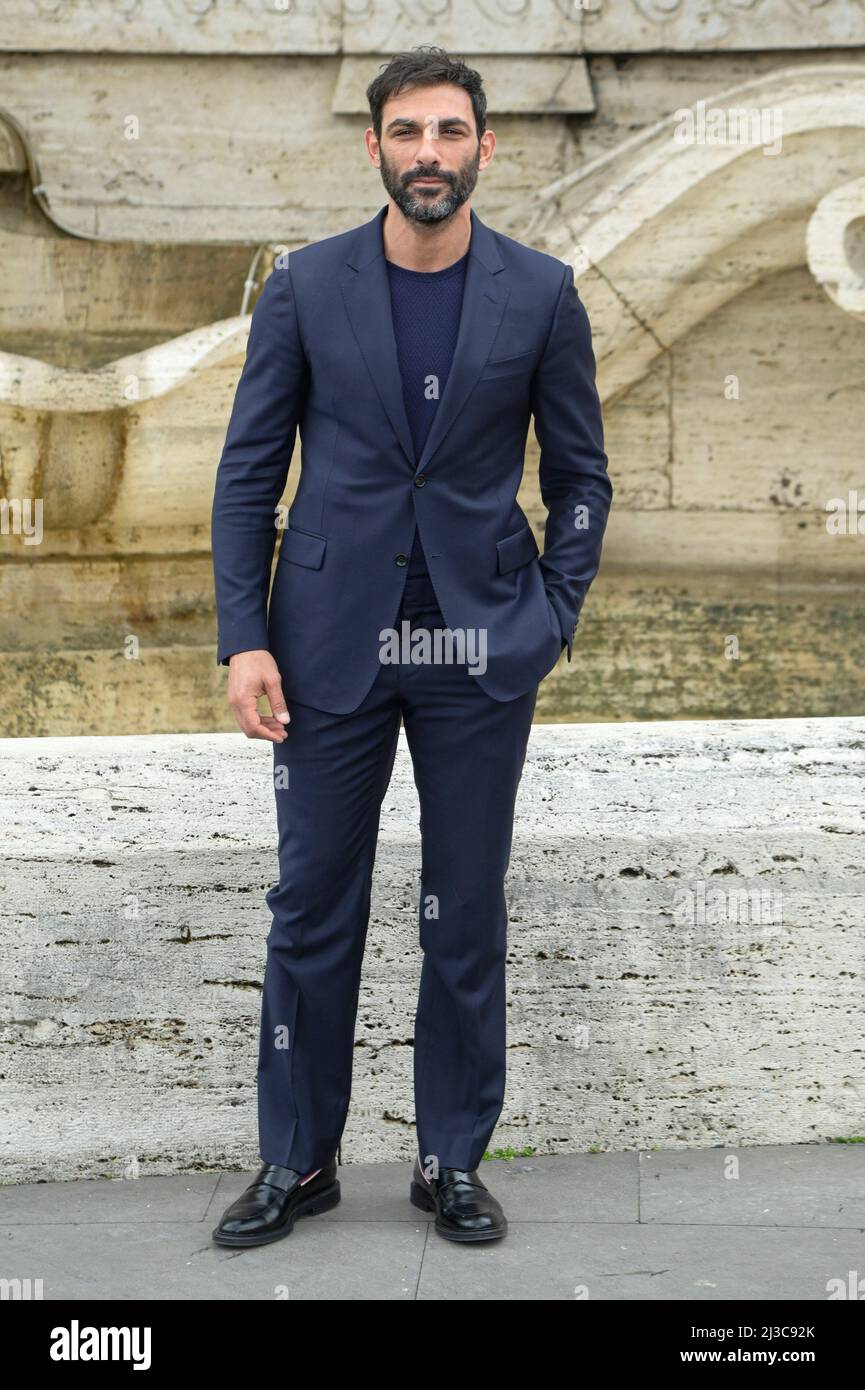 Rome, Italy. 07th Apr, 2022. Francesco Arca attends the photocall of ...