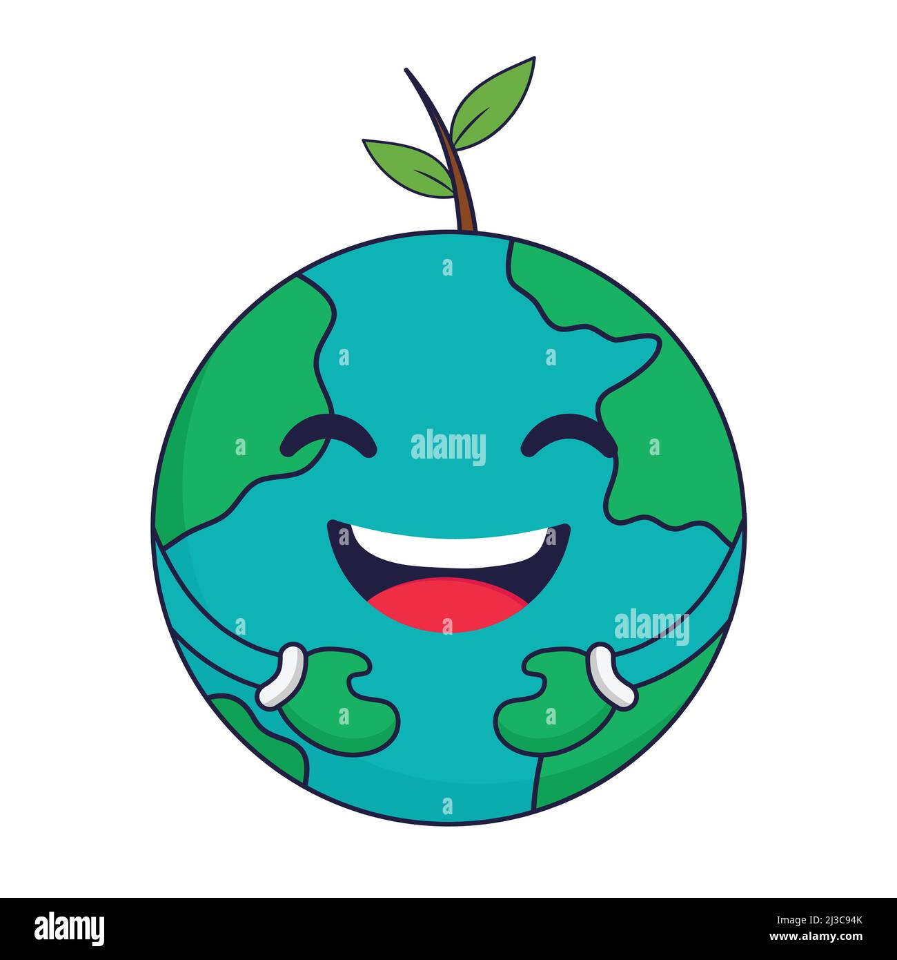 Smiling Earth Clipart