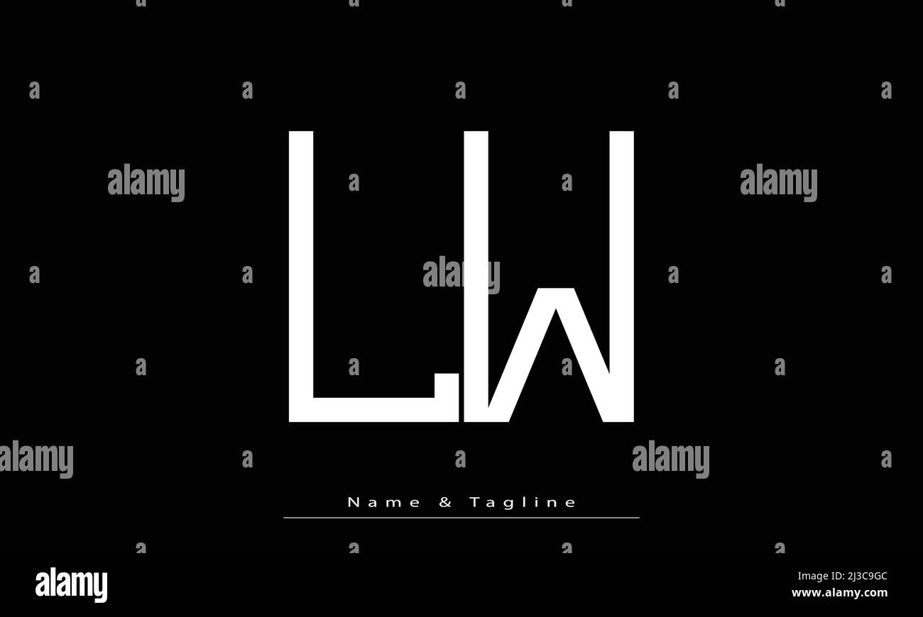 Lw letter Black and White Stock Photos & Images - Alamy